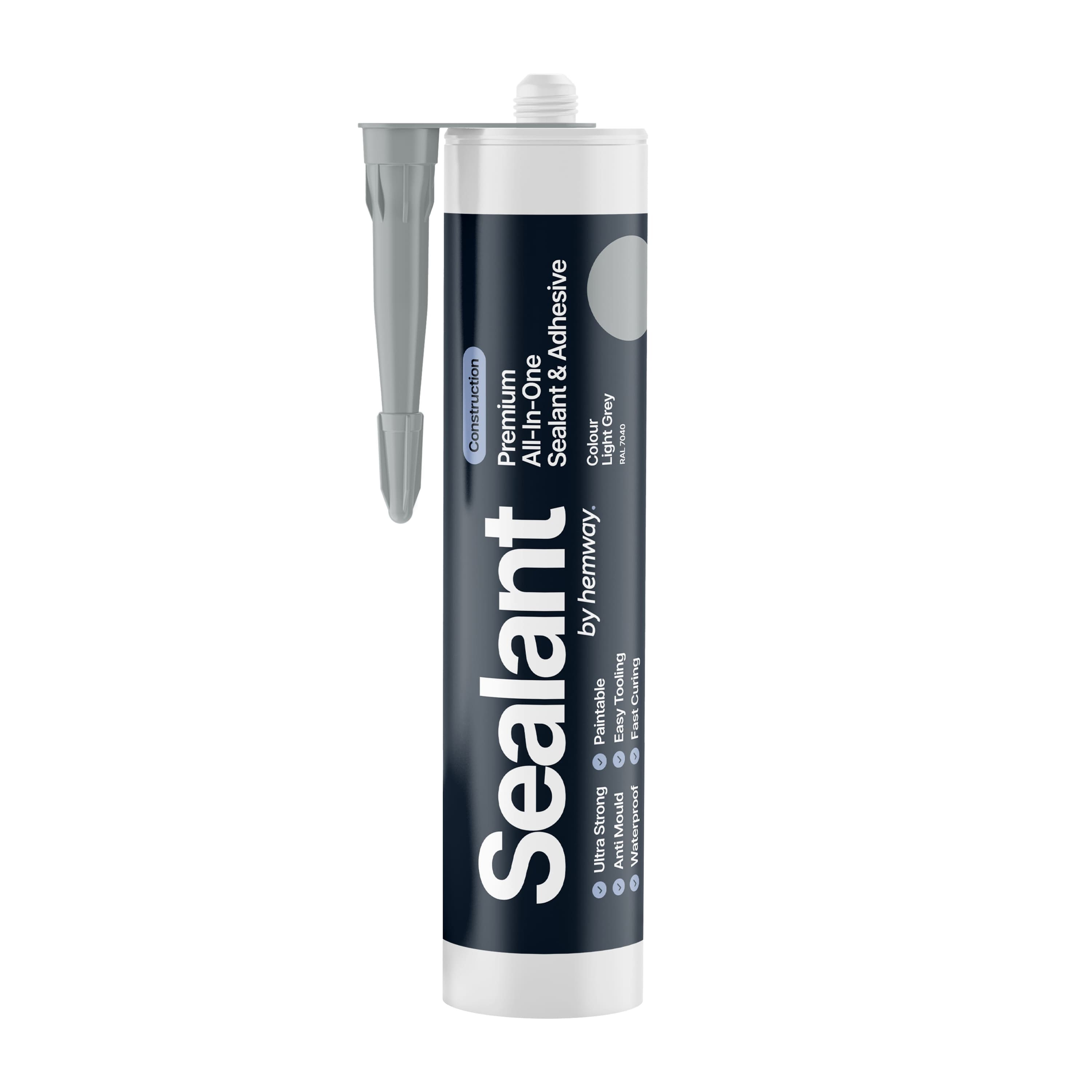 Construction Sealant & Adhesive | Light Grey | Hybrid Polymer | All-In-One