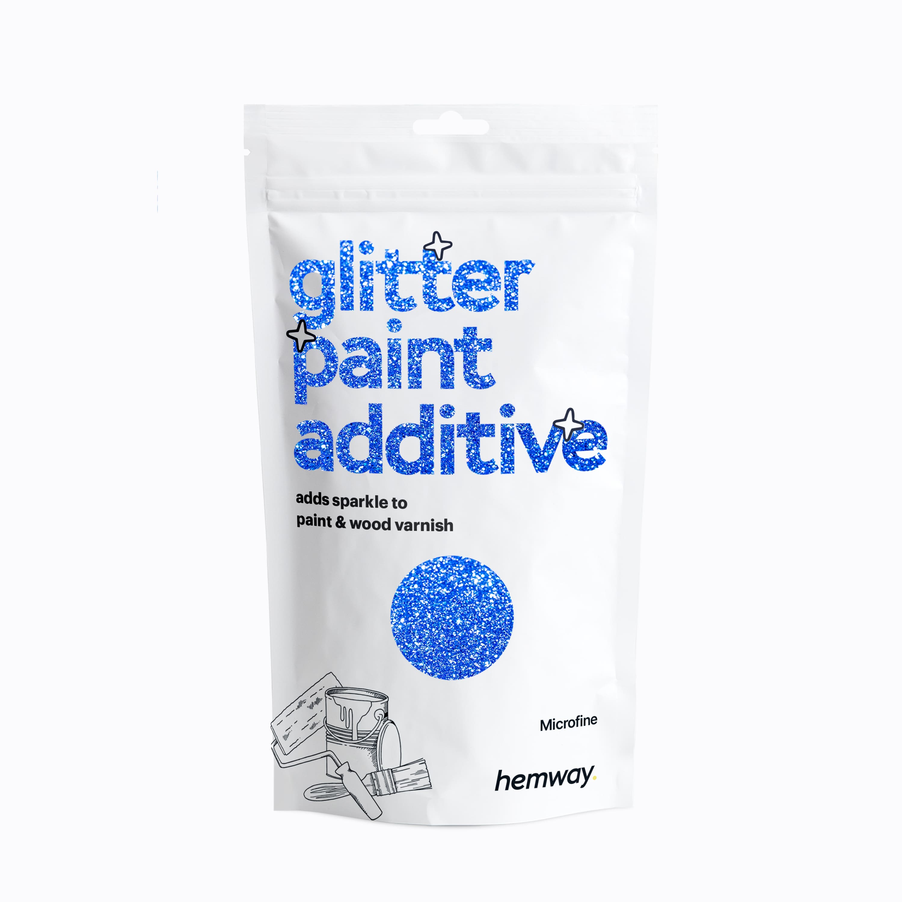 Glitter For Wall Paint | Sapphire Blue | Walls | Sparkle Paint