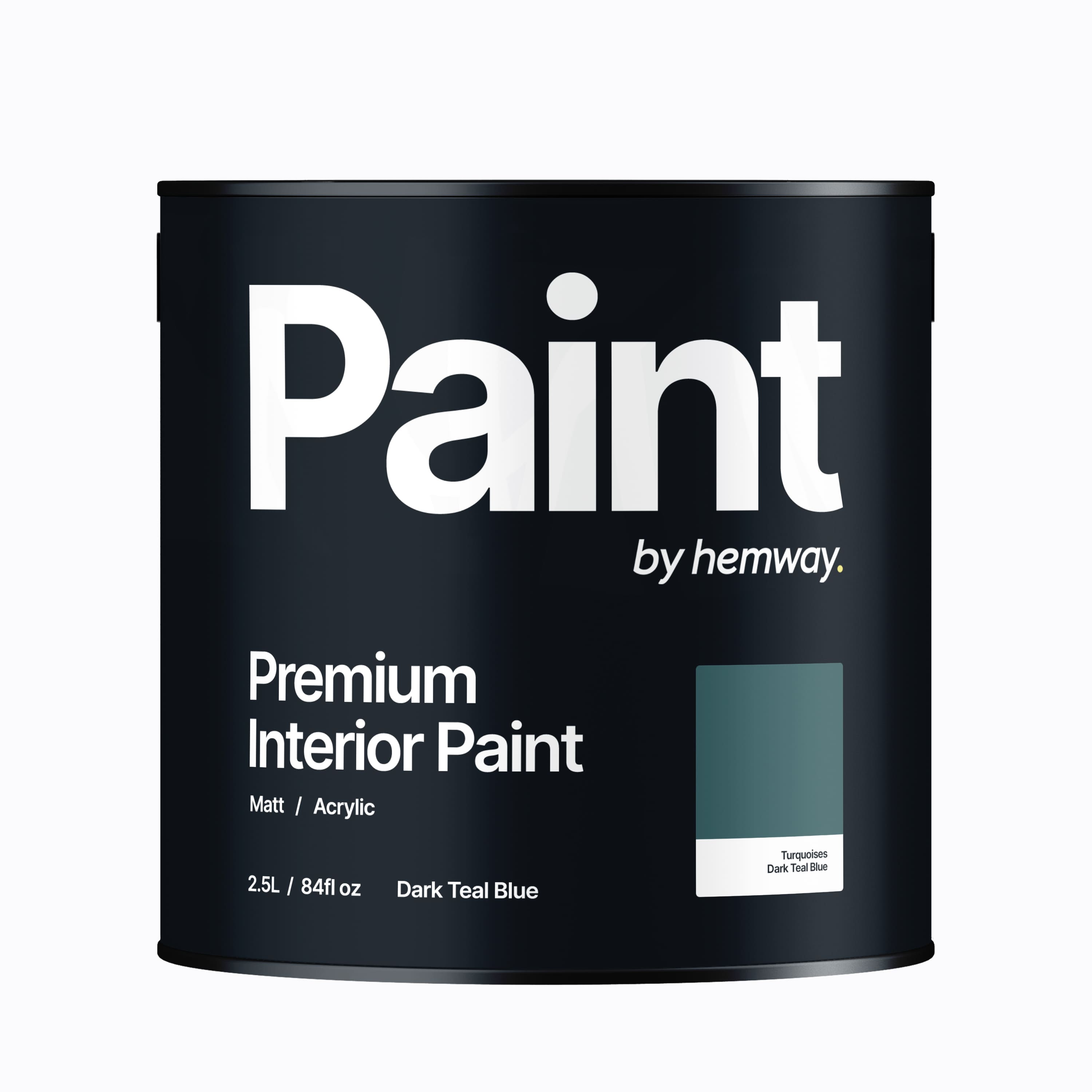 Wall Paint | Matt Emulsion Interior | Dark Teal Blue | Acrylic