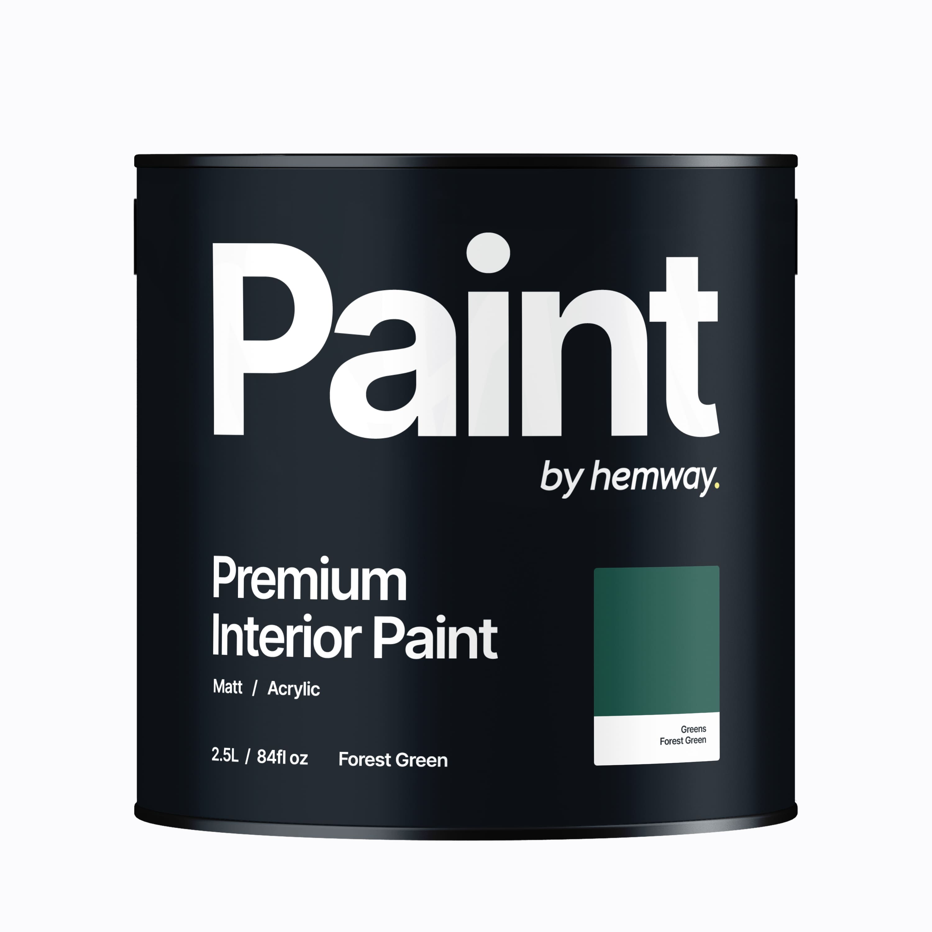 Wall Paint | Matt Emulsion Interior | Forest Green | Acrylic | Latex