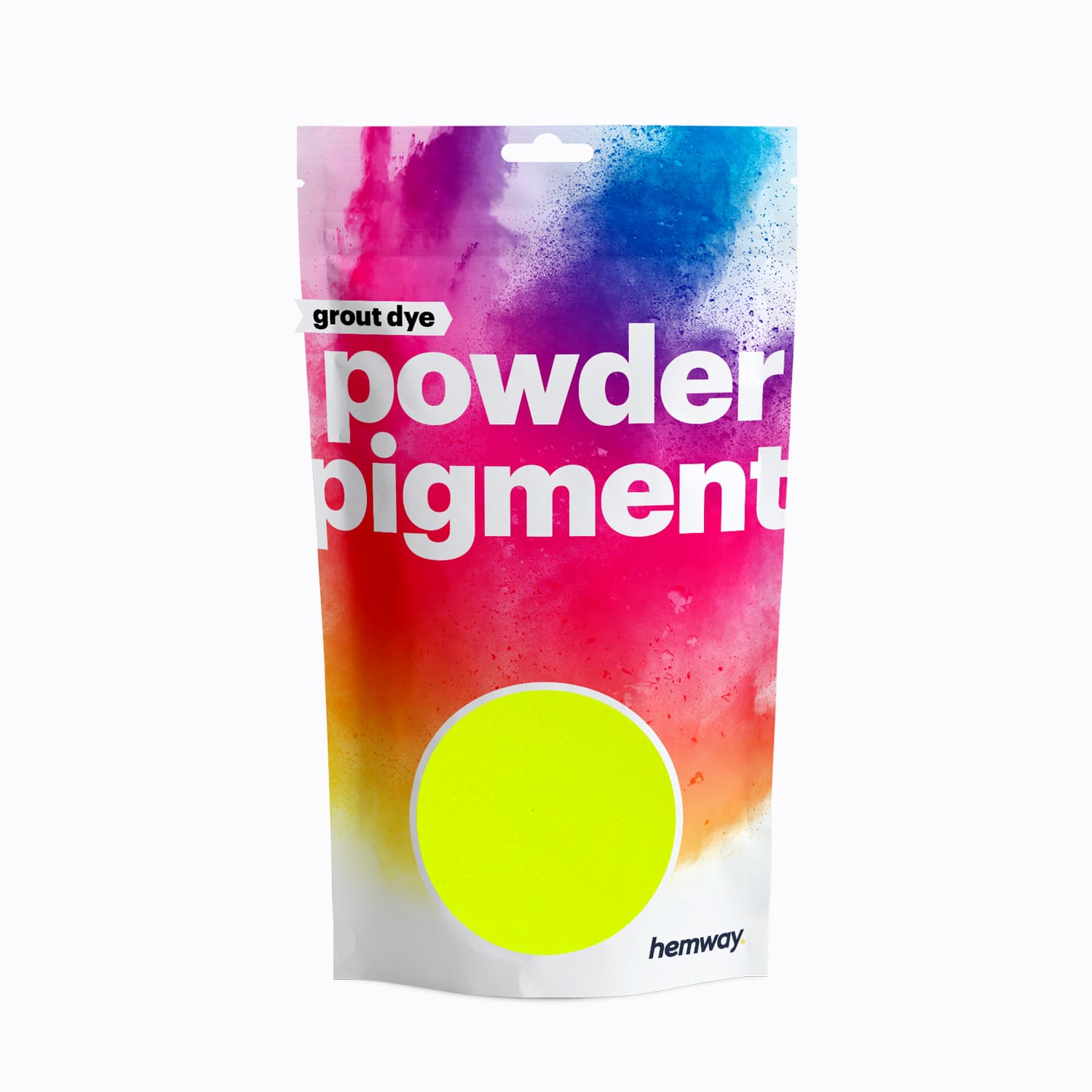 Grout Powder Pigment | UV Fluorescent Neon Yellow | Grout, Epoxy Resin