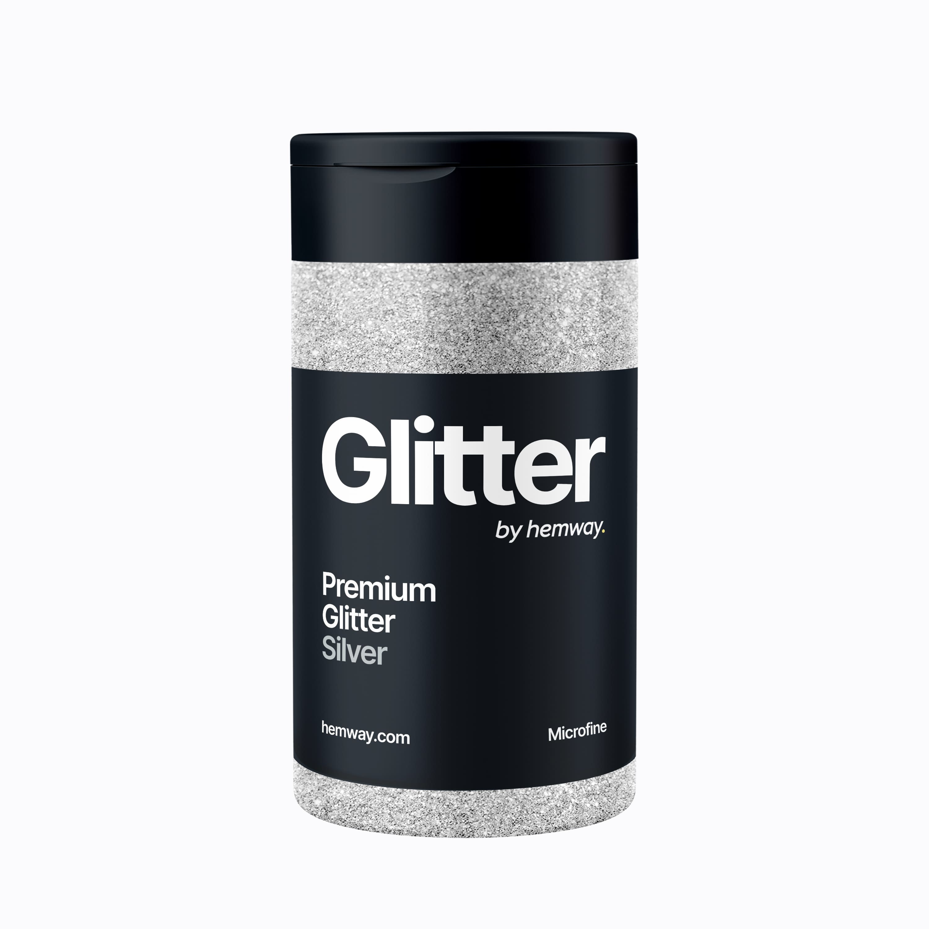 Glitter Shaker | Silver | Hemway