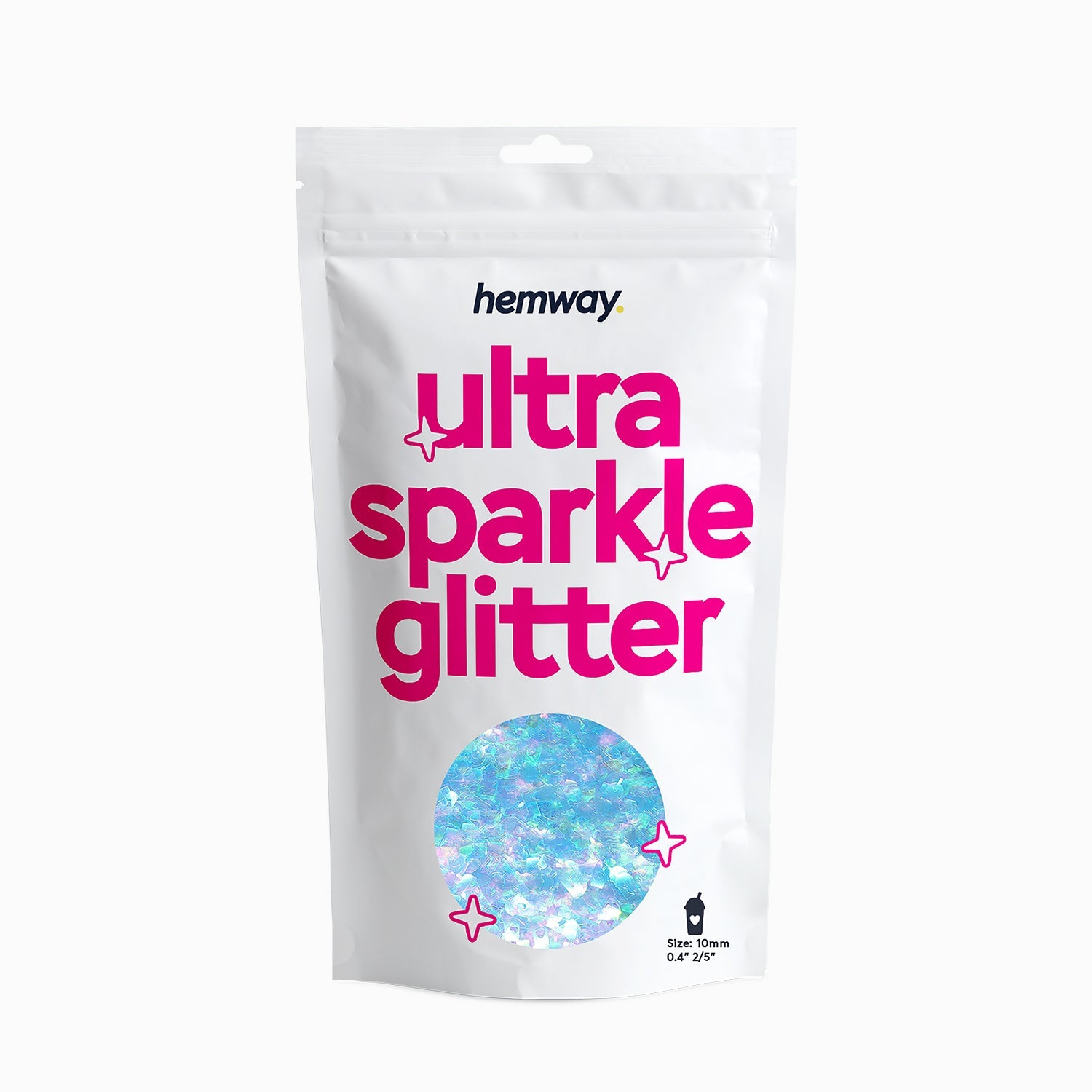 Shaped Ultra Sparkle Glitter | Milkshake | Cosmetic, Festival, Crafts
